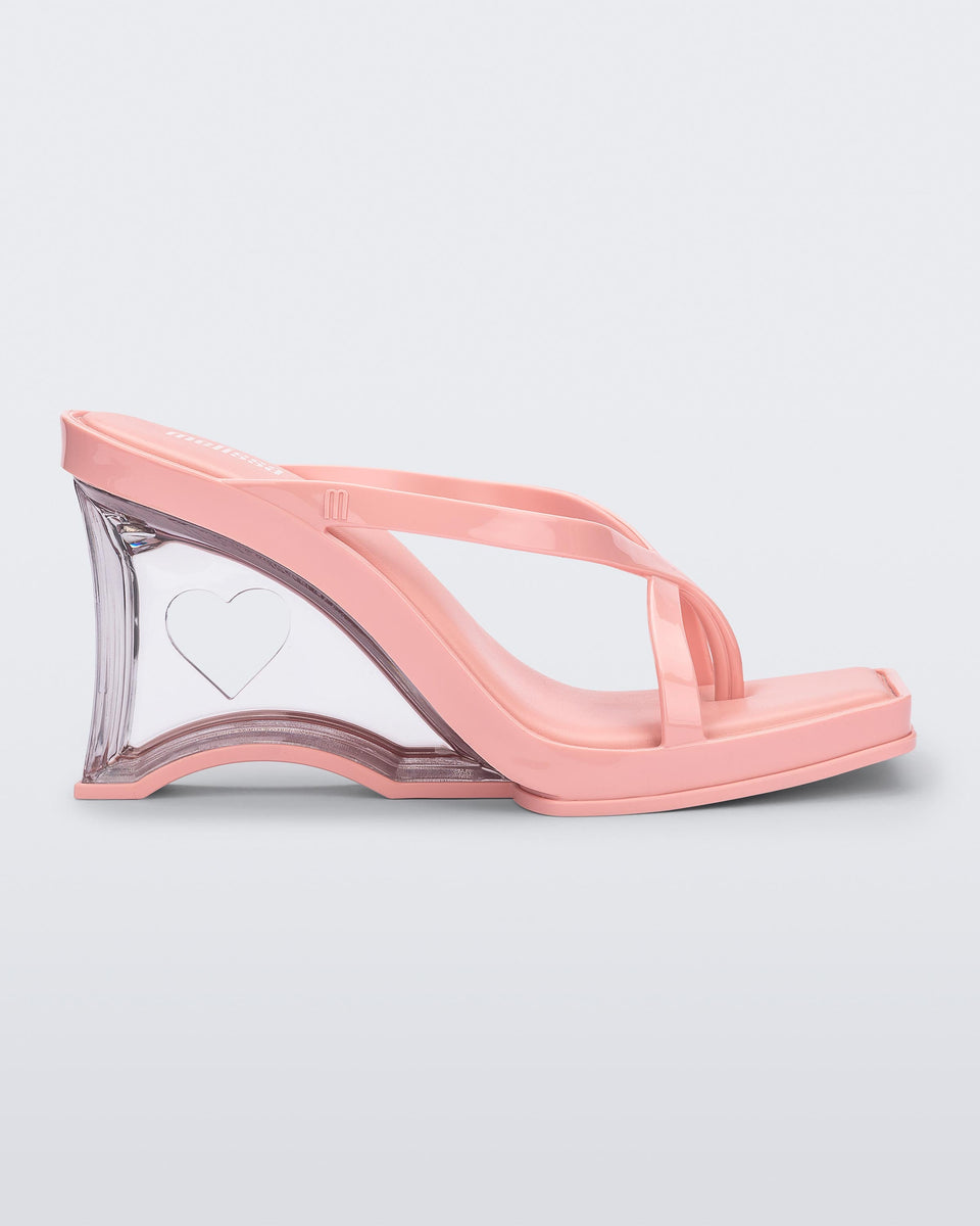 Glass Heel in Pink & Melissa Shoes US