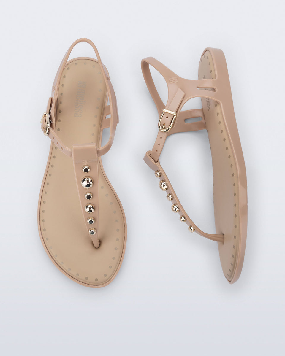 Solar Boho Sandal in Beige & Melissa Shoes US