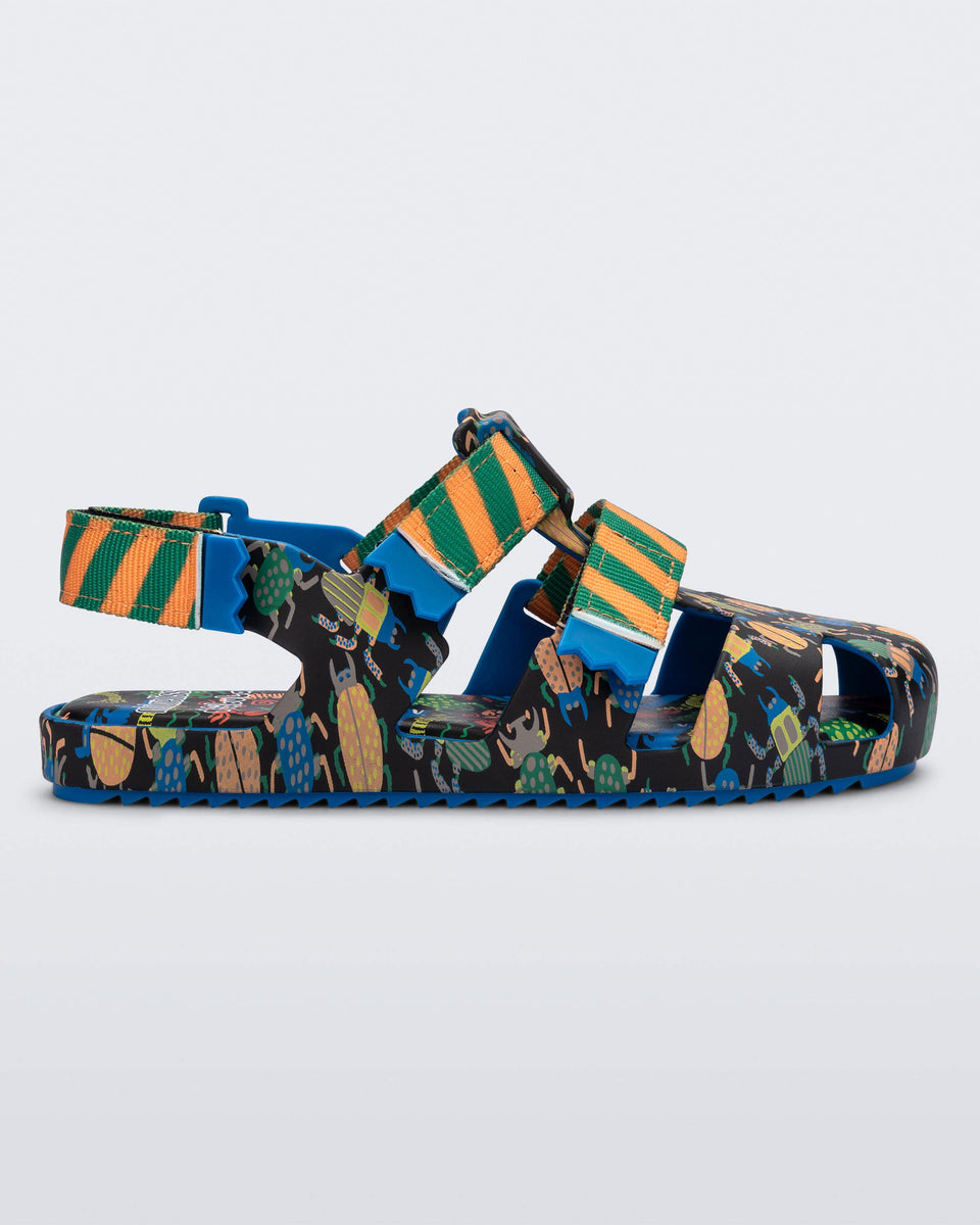 Yoyo Sandal in Blue/Green for Kids & Mini Melissa Shoes US