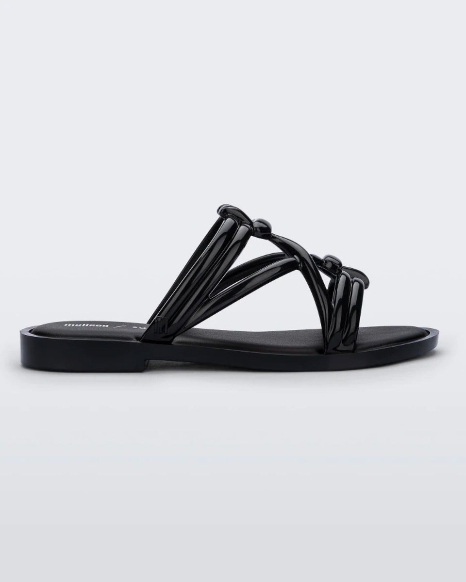 Wave Slide in Black & Melissa Shoes US